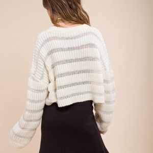 Moon River | Sweaters | Moon River Knit Cropped Sweater | Poshmark